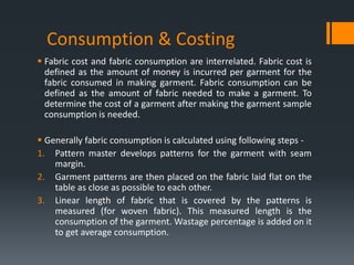 Consumption and costing | PPTX