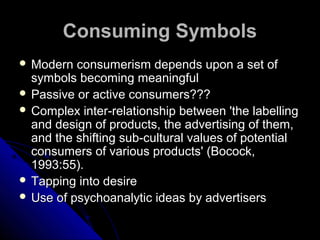 Consumption and identity | PPT