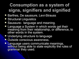 Consumption and identity | PPT