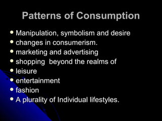 Consumption and identity | PPT