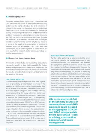 Consumption basedgh gemissionsc40towns | PDF