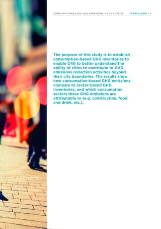 Consumption basedgh gemissionsc40towns | PDF