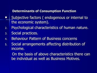 Consumption function | PPT