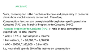 Consumption function..pptx it is a wonderful and time saving presentation | PPT