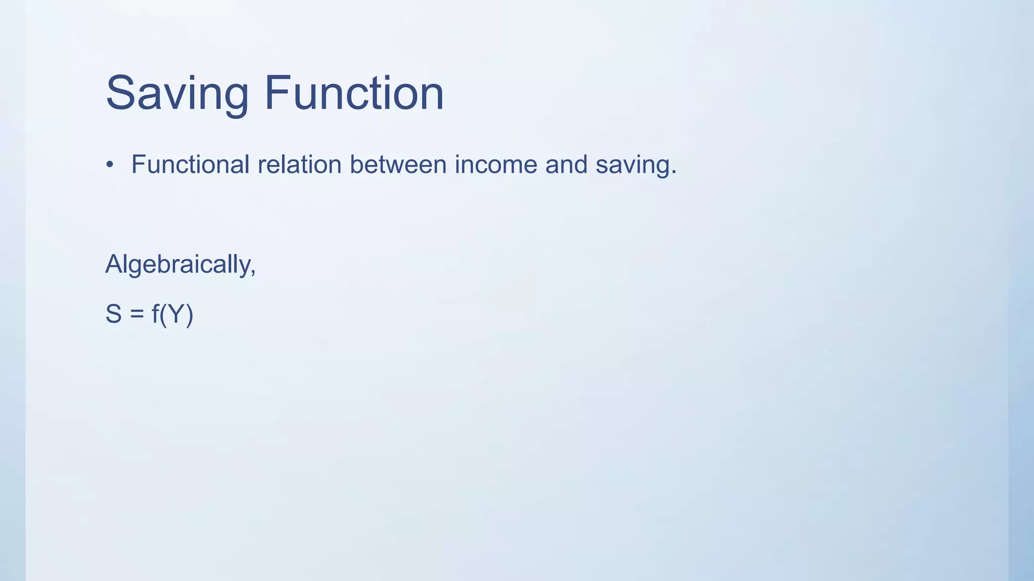 Consumption, Saving & Investment | PPTX