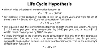Consumption Theory - advanced Macroeconomics | PPTX