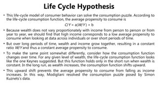 Consumption Theory - advanced Macroeconomics | PPTX
