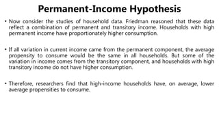 Consumption Theory - in Advanced Macroeconomics | PPTX