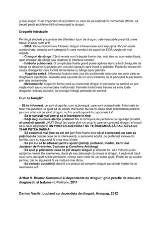 Consumul de droguri | DOCX