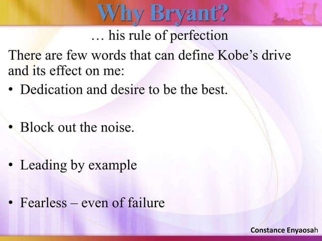 Kobe Bryant | PPT