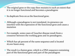 Lec-3 mutation and it types | PPT