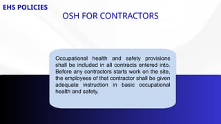 Contractors Safety Program - For Workers | PPTX
