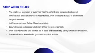 Contractors Safety Program - For Workers | PPTX