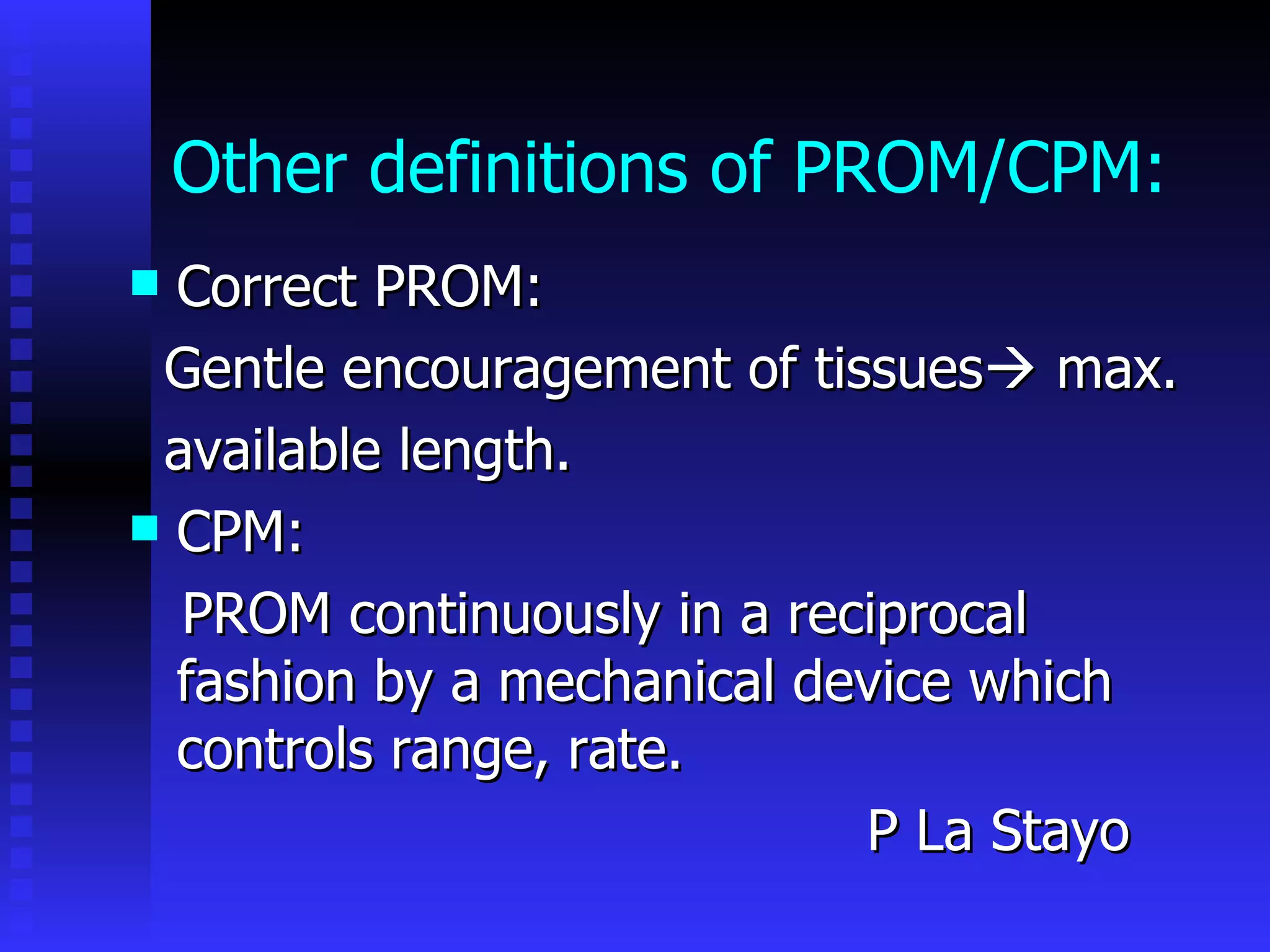 Hand Therapy - Continuous Passive Motion | PPT