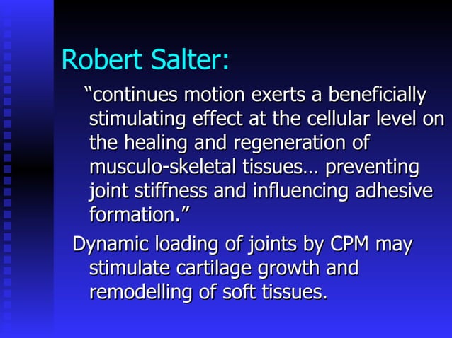 Hand Therapy - Continuous Passive Motion | PPT