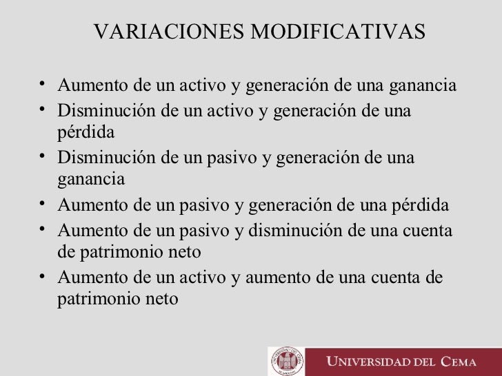 Variaciones Patrimoniales