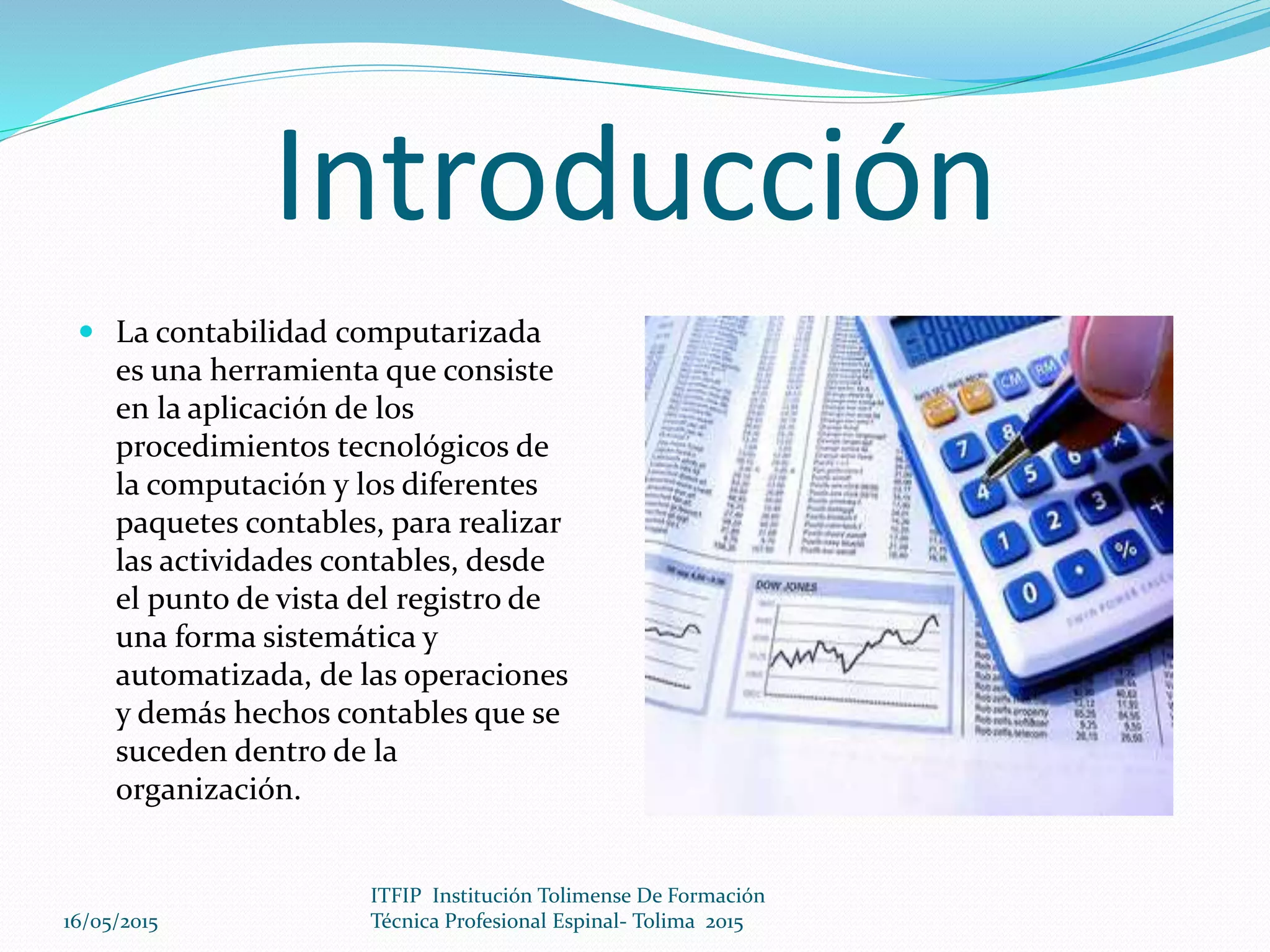 contabilidad computarizada | PPTX