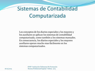 contabilidad computarizada | PPTX