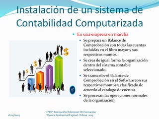 contabilidad computarizada | PPTX
