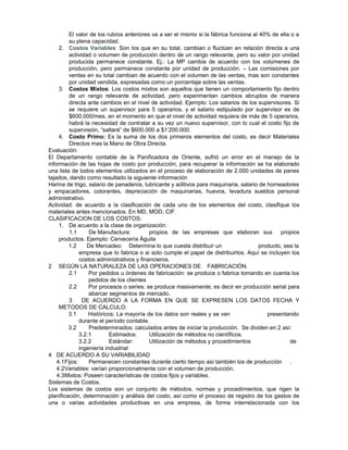 Contabilidad de costos | DOC