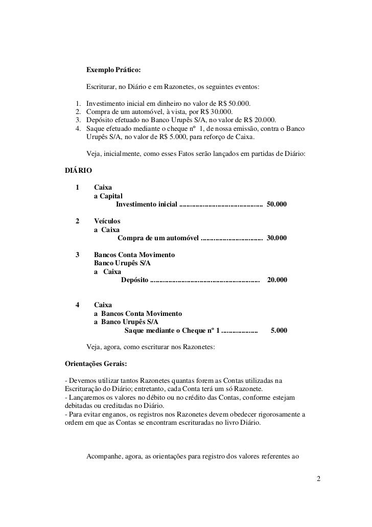 Contabilidade i 07 - unidade vii – razonete e balancete