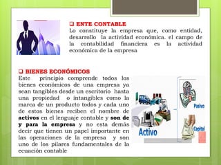 PRINCIPIOS DE CONTABILIDAD GENERALMENTE ACEPTADOS | PDF