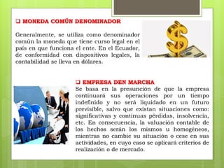 PRINCIPIOS DE CONTABILIDAD GENERALMENTE ACEPTADOS | PDF