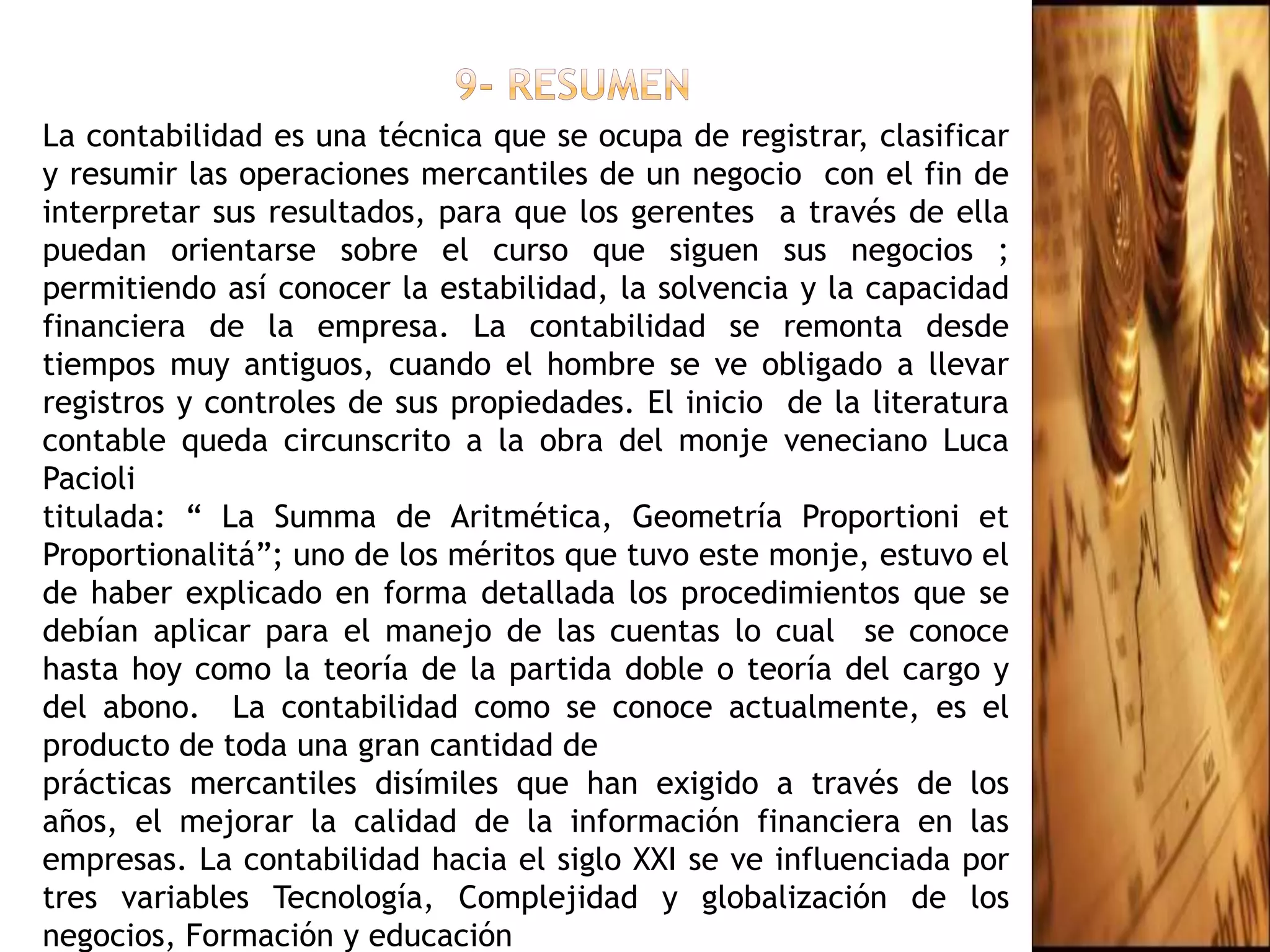 LA CONTABILIDAD Y EL SISTEMA CONTABLE | PPTX
