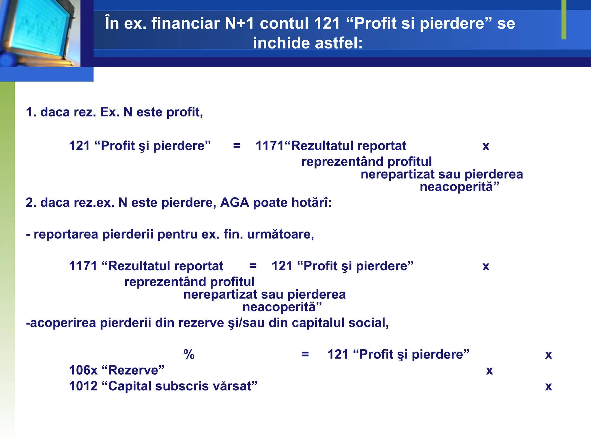 Contabilitatea capitalurilor | PPT