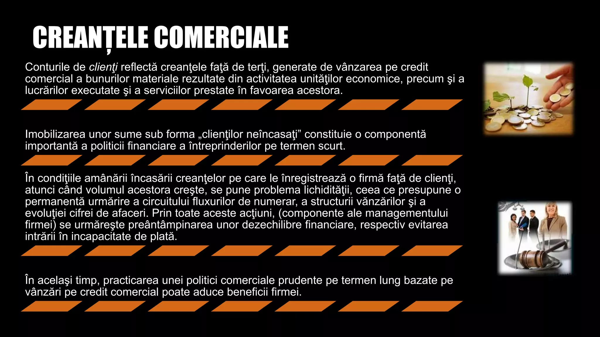 Contabilitatea creantelor comerciale | PPTX