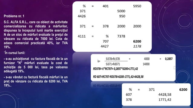 Contabilitatea marfurilor | PPTX