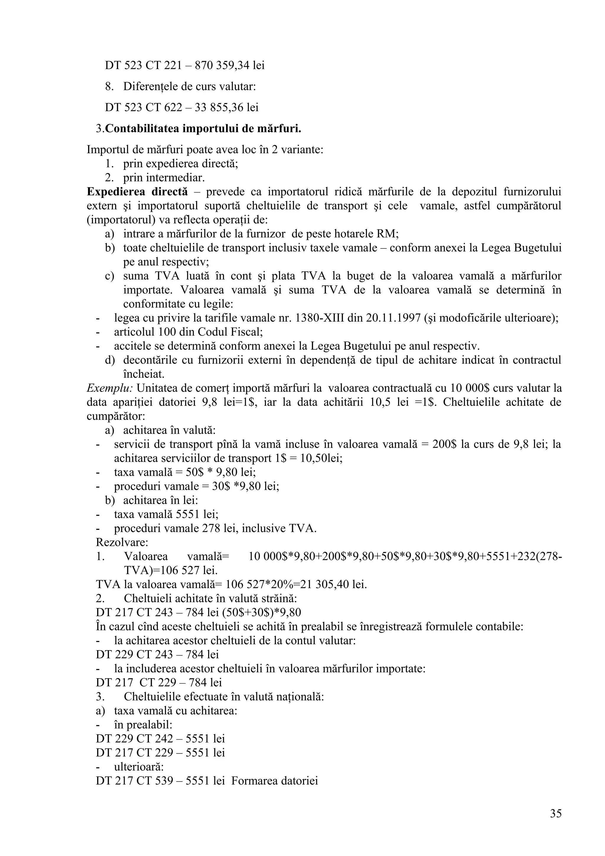 Contabilitatea în comerţ | DOC