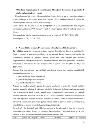 Contabilitatea în comerţ | DOC