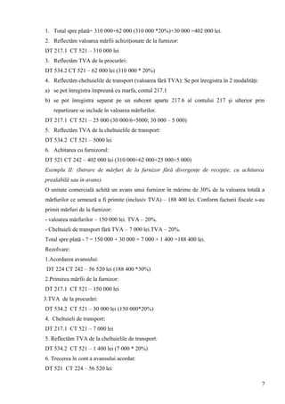 Contabilitatea în comerţ | DOC