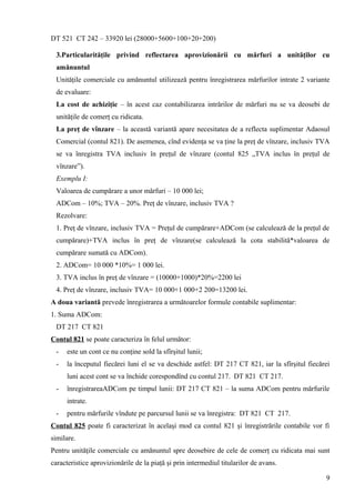 Contabilitatea în comerţ | DOC