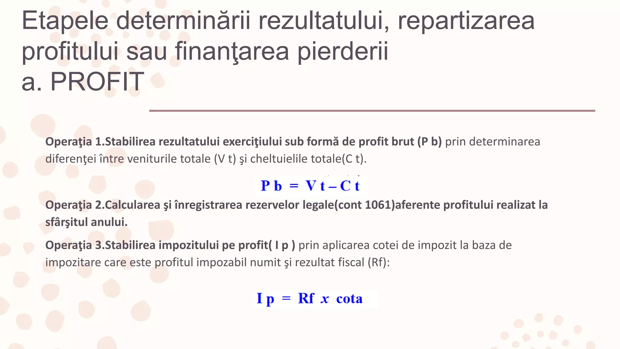 Contabilitatea rezultatului exercitiului | PPTX