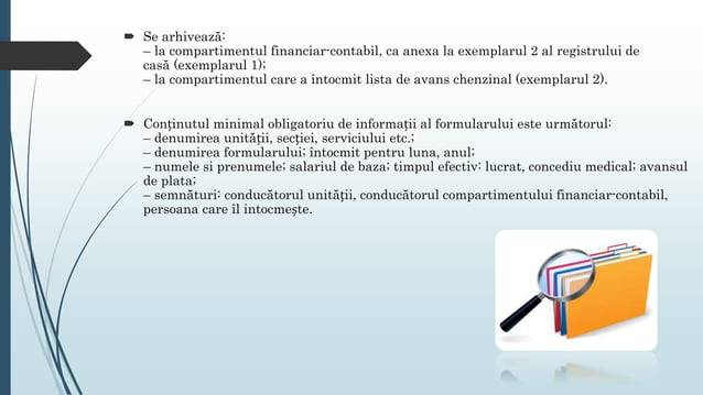 Contabilitatea salariilor | PPTX