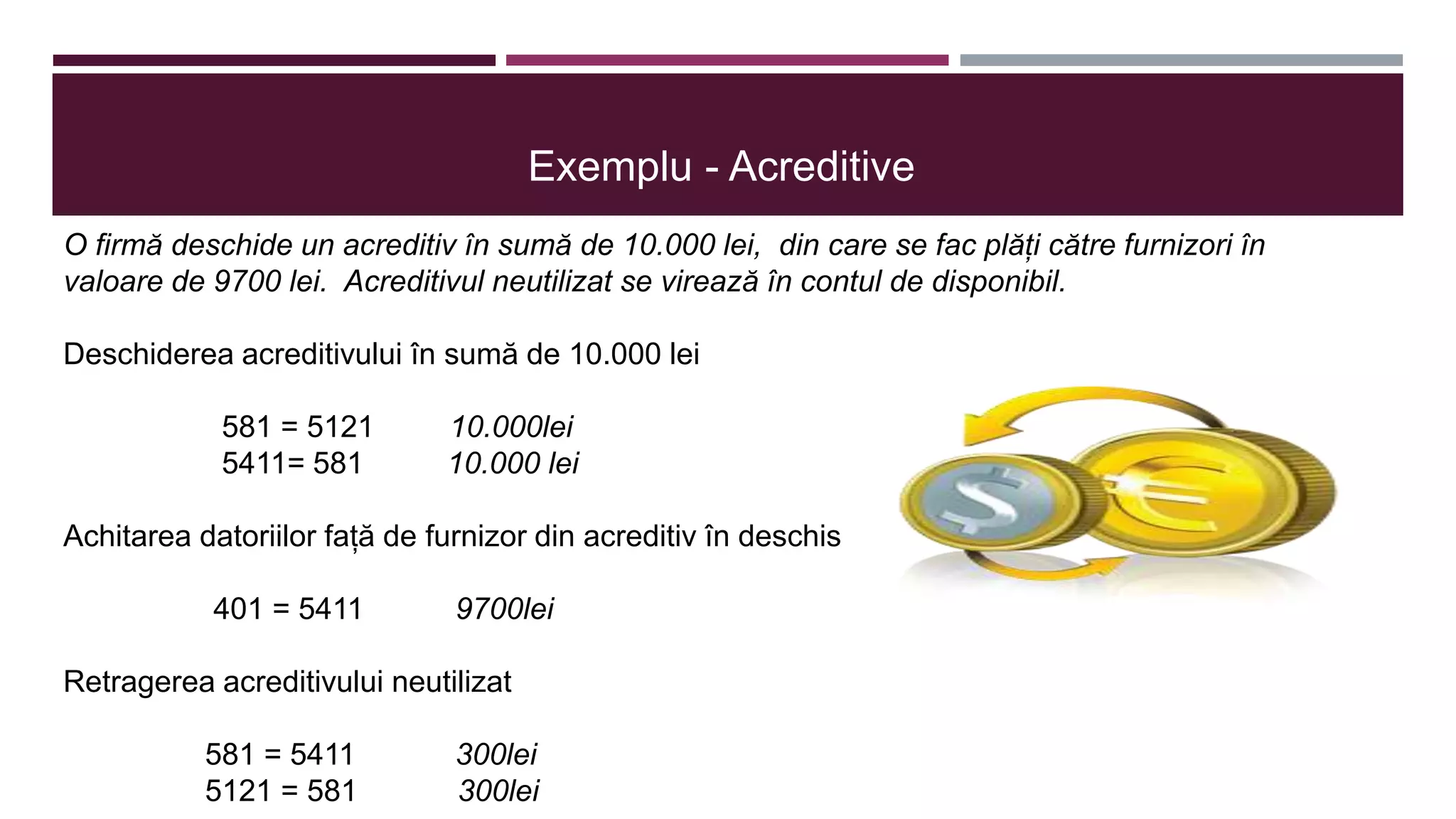 Contabilitatea trezoreriei fără numerar | PPTX