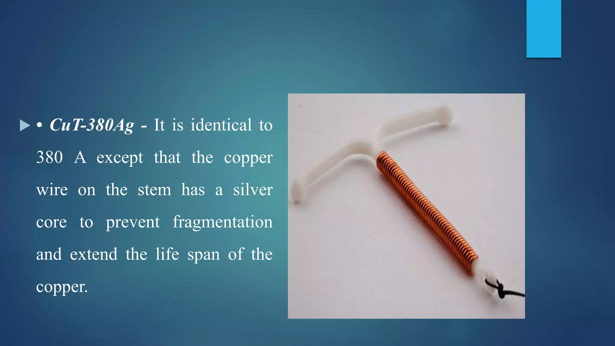 Contraceptives methods SlideShare by Patial S | PPT