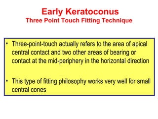 contact lenses fitting for KCN | PPT