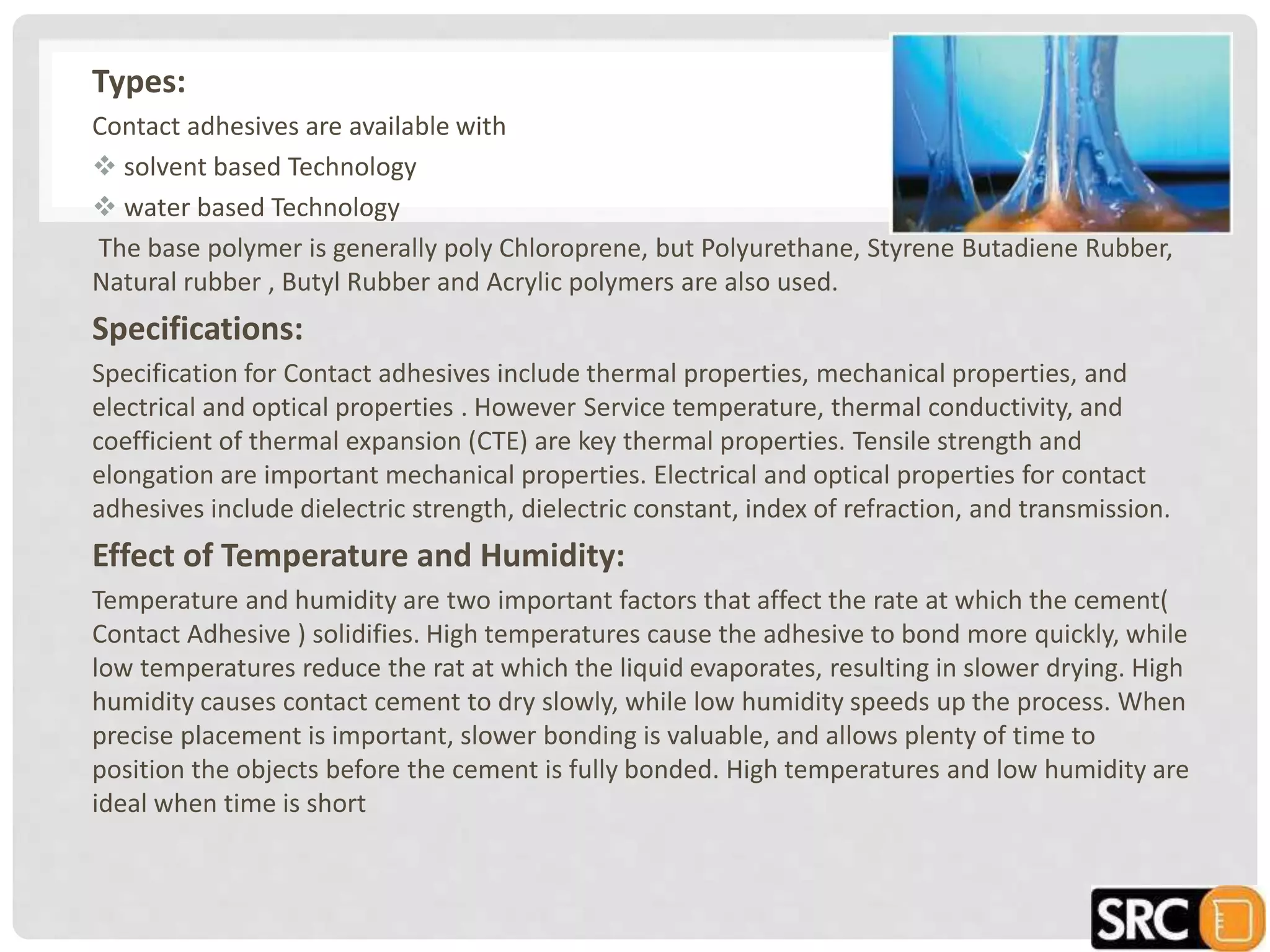 Contact adhesive | PPTX