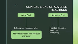 Contact allergy to denture resins and its alternative | PPTX