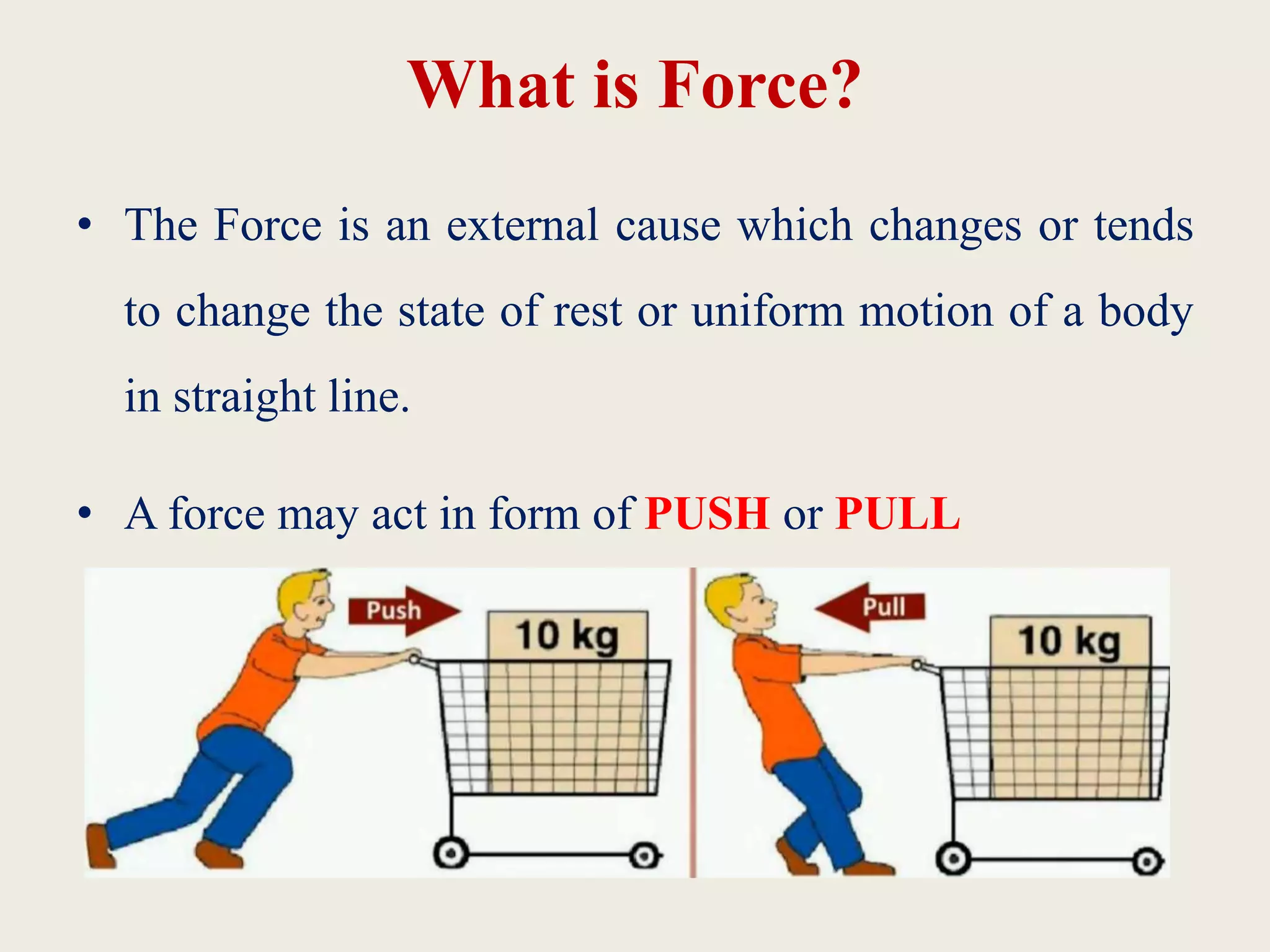 Power point presentation on Contact and non contact forces for ICSE ...