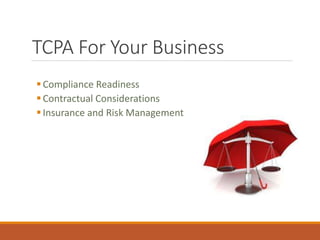 TCPA Best Practices | PPTX