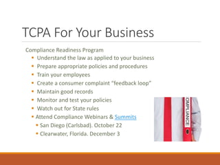 TCPA Best Practices | PPTX