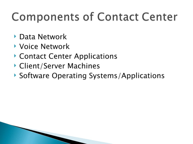 Contact center solution | PPT