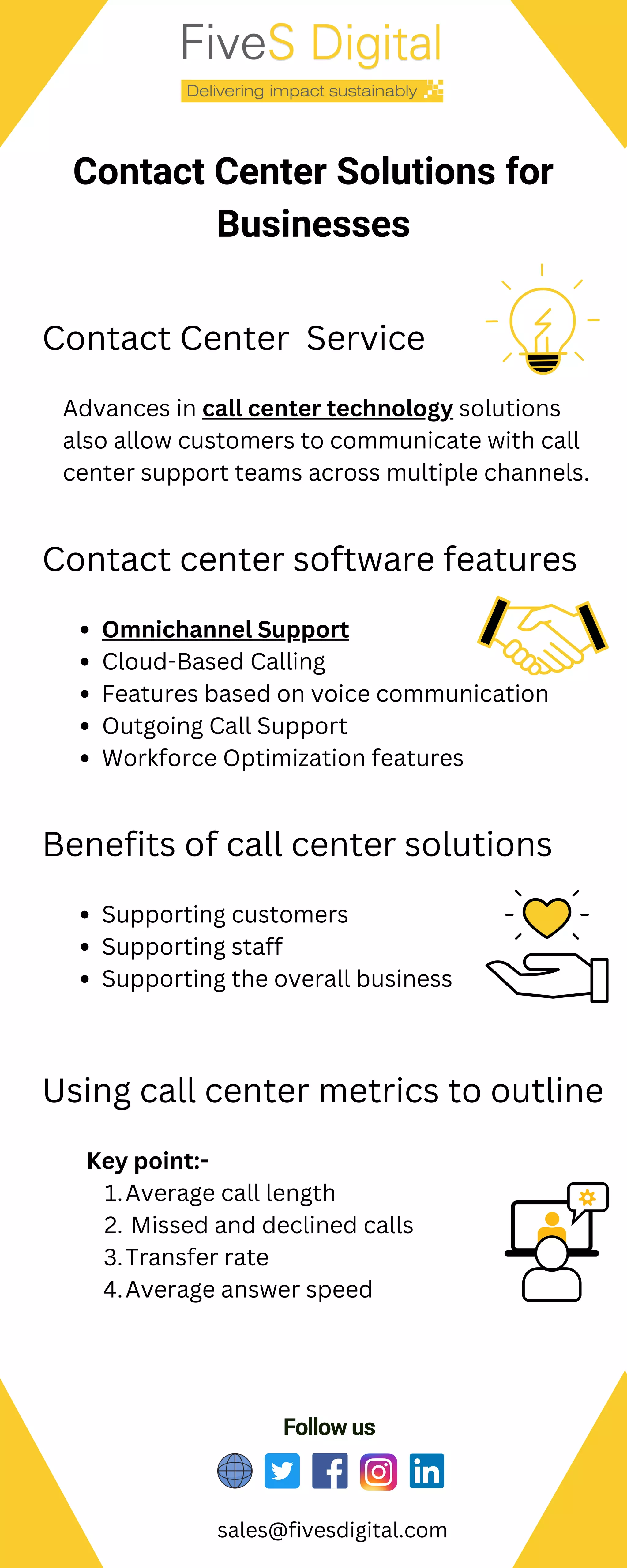 Contact Center Solutions for Businesses | PDF