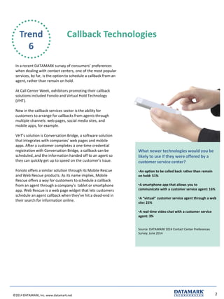 Contact Center Technology Trends: Part 2 | PDF | Web Conferencing ...