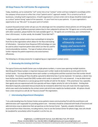 Designing the Optimum Contact Center | PDF