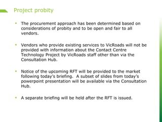 Contact Centre Technology Project | PPT